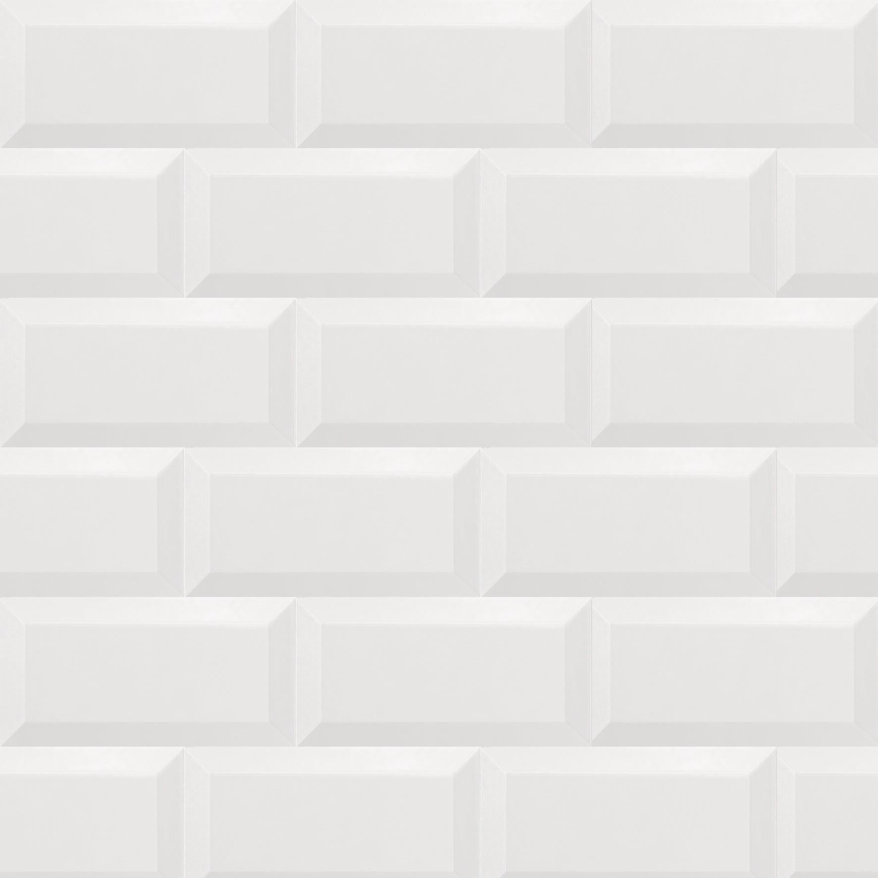 Ceramic Tile Subway White Matte 3x6 in 5.50 SF Box – liquidation1740