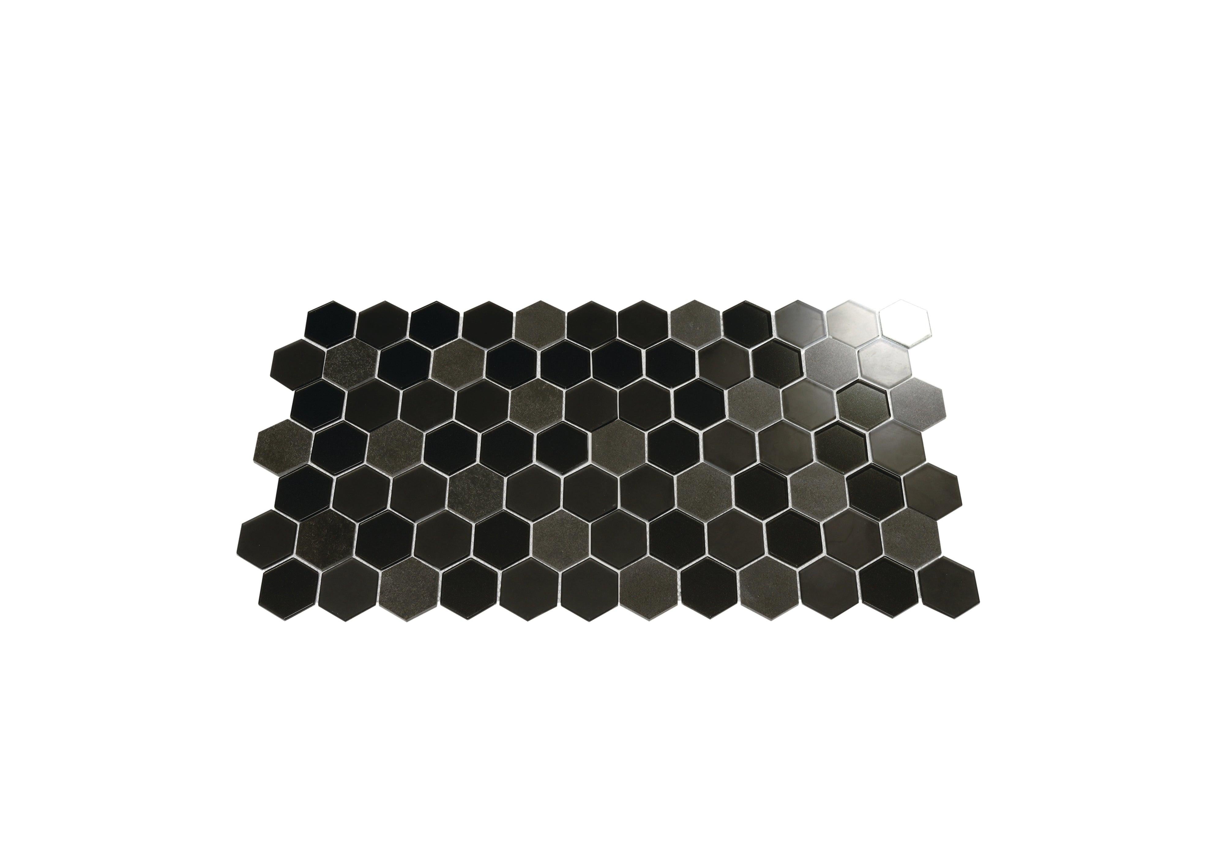 Tile Exagon, Anthracite, 12x12, Polis, 14,40 sf/box– liquidation1740