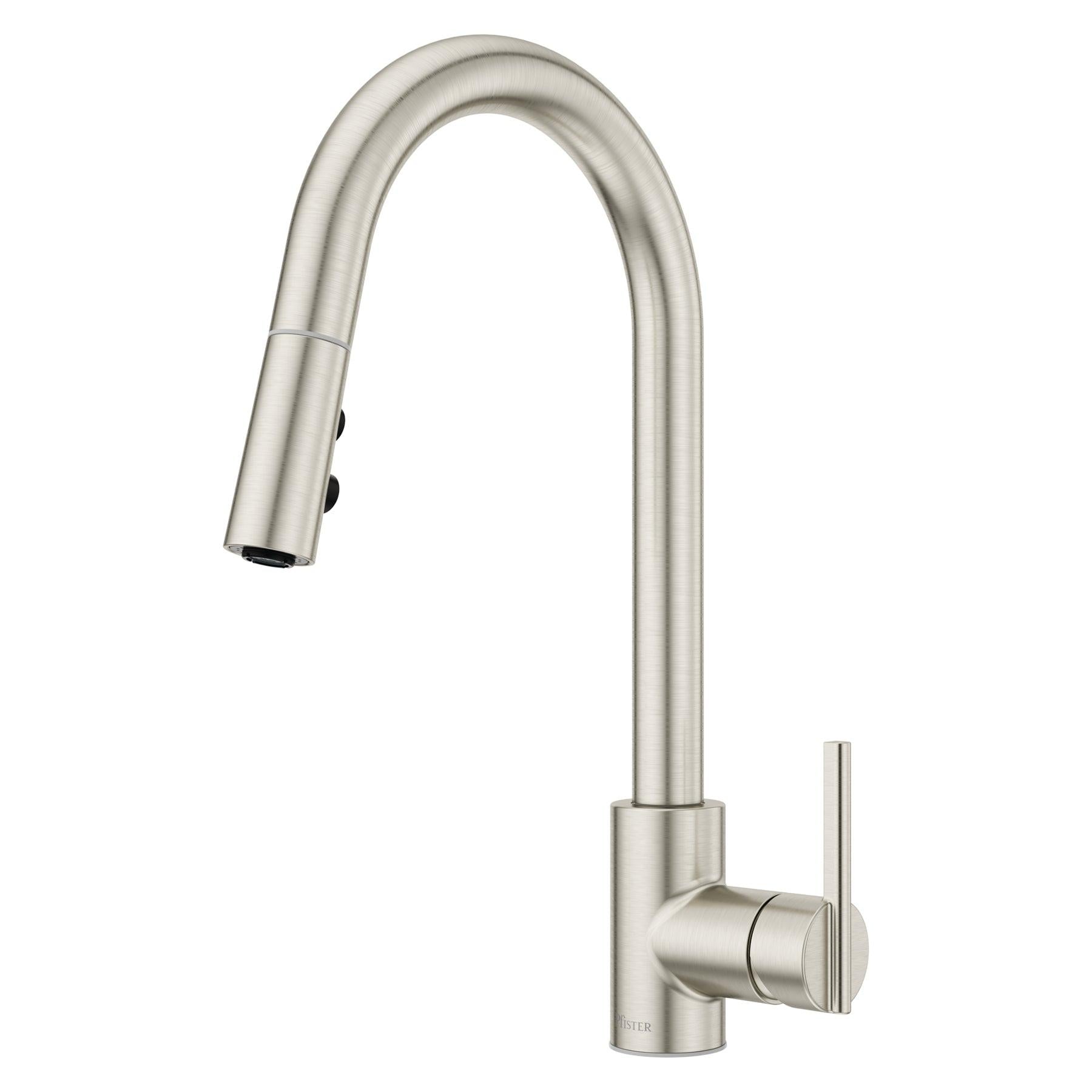 1-Handle Pull-Down Kitchen Faucet, 2 function pull-down sprayer – liquidation1740